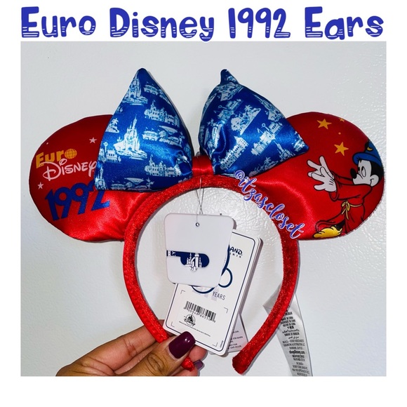 Disney | Accessories | Disney Parks Euro Disney Paris 992 Minnie Mouse ...